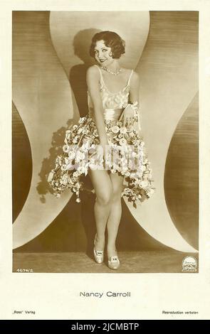 Portrait of Nancy Carroll - Hollywood silent movie actress Stock Photo ...