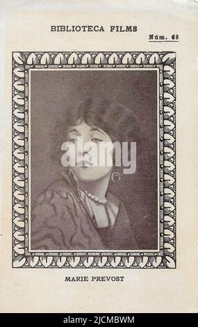 Portrait of Marie Prevost - Silent Hollywood era Stock Photo - Alamy