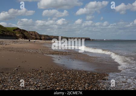 Seaham Beach Country Durham, England UK Stock Photo - Alamy