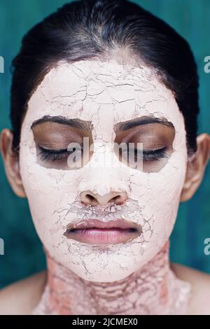 Asian woman applying eye mask patches for skincare beauty treatment at ...