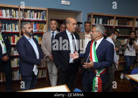 Cassino, Italia. 14 giugno 2022. Il presidente della Regione Lazio ...