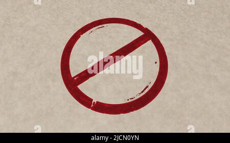 Banned stamp icons in few color versions. Ban, restricted and ...