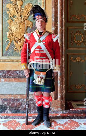 British Army, 1815, historical re-enactment, soldier soldiers as ...