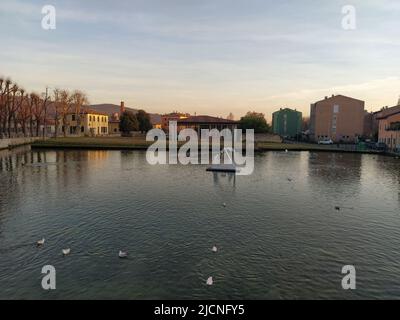crib artistic handwork on small lake Stock Photo - Alamy