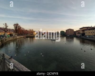 crib artistic handwork on small lake Stock Photo - Alamy