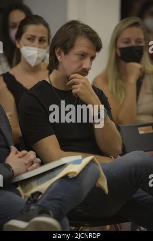 Naples, Italy. 14th June, 2022. The famous actor Christian Giroso at ...
