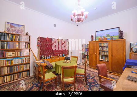The parlor, study, office. At the Russian writer Sergey Borodin House ...