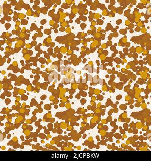 Gender neutral flower seamless raster background. Simple whimsical 2 ...
