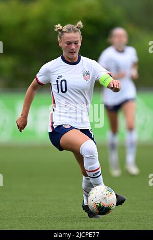 SCHALKHAAR - Kennedy Fuller of USA U15 women during the international ...
