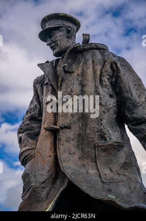 Doune, Perthshire, Scotland – Memorial to David Stirling, Scottish ...