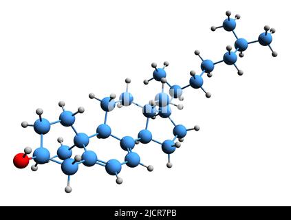 Calcitriol, chemical structure and skeletal formula. The active form of ...