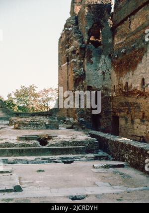 The ruins of the Red Basilica in Pergamum, Turkey, Asia Minor Stock ...