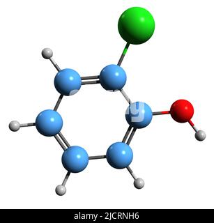 Chemical structure of phenol, an aromatic organic compound Stock Photo ...