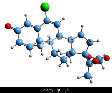 3D image of 3,4-DMA skeletal formula - molecular chemical structure of ...