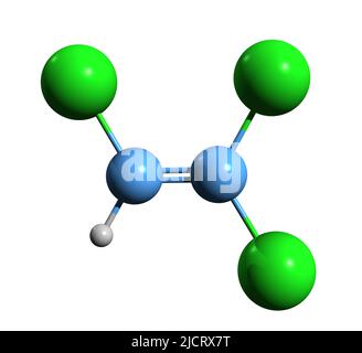 3D image of acetylene skeletal formula - molecular chemical structure ...