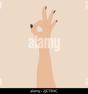 Italian Hand gesture for delicious food isolated flat vector ...