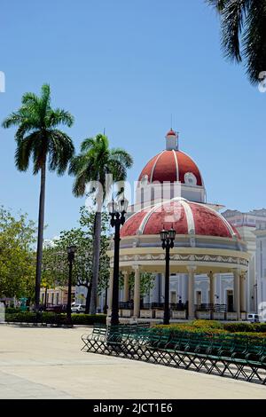 colorful monuments at cienfuegos central square Stock Photo - Alamy