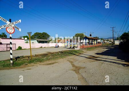 old locomotives and trains in trinidad on cuba Stock Photo - Alamy