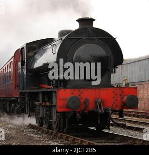 A Saddleback Vintage Steam Engine and Train Stock Photo - Alamy
