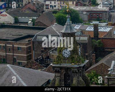 Aerial Shots of Burslem Stoke-On-Trent, Including The Angel from Robbie ...