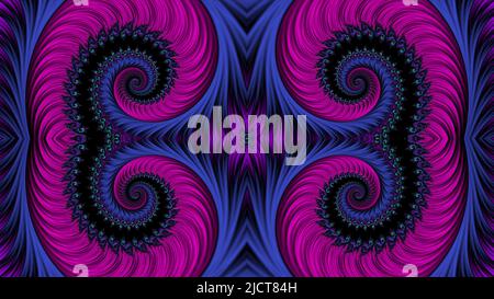 Fractal artwork, abstraction for cover design, template layout for ...