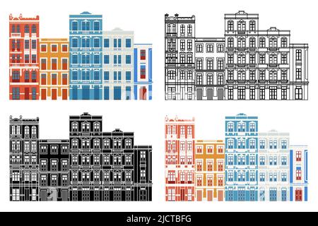 Brazil, Recife travel landmark vector illustration Stock Vector Image ...