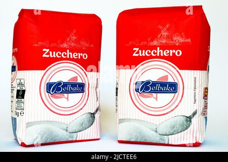 Belbake Sugar sold by Lidl Supermarket chain Stock Photo - Alamy