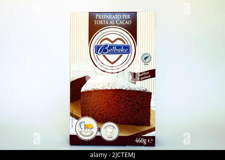 Belbake prepared for sponge Chocolate Cake sold by Lidl Supermarket ...