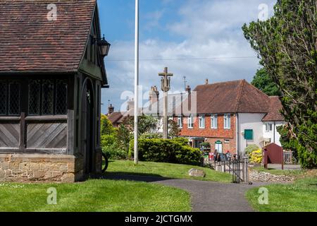 St. Bartholomew's Church in Rogate village in West Sussex, England, UK ...