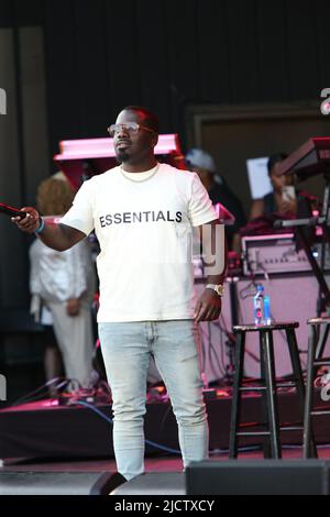 Comedian Skeet Carter performing live comedy at the Dell East Music ...