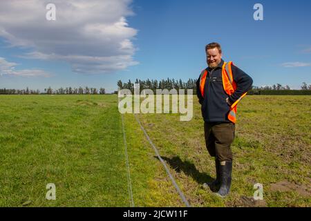 Earthquake: The Greendale Fault Line, Darfield, New Zealand, after the ...