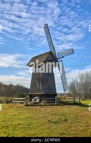 Awesome windmill standing in the field. High quality Stock Photo - Alamy