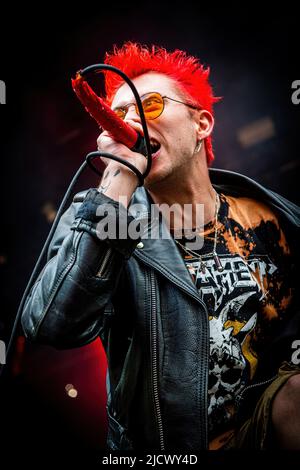 Sam Matlock of WARGASM performs during Louder Than Life Music Festival ...