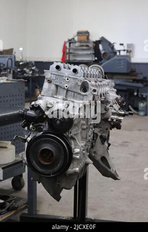 Diesel engine vertical photo Stock Photo - Alamy