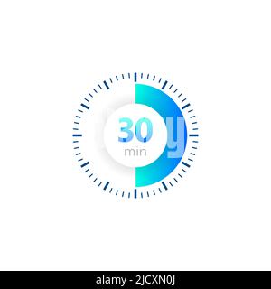 1 minutes clock quick number icon. 1min time circle icon Stock Vector ...