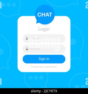 Sign in to account, user authorization, login authentication page ...