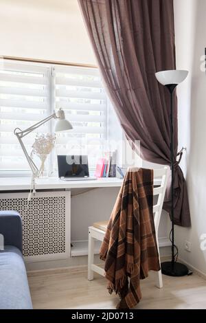 Stylish decorated studio apartment for daily rent Stock Photo - Alamy