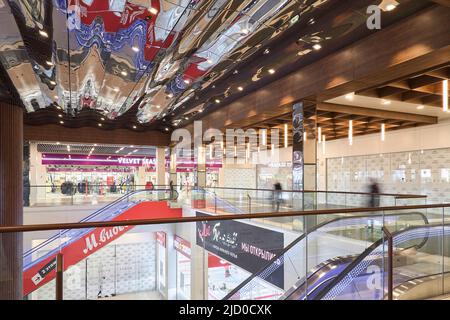Photos of the mall and its wooden ceilings Stock Photo - Alamy