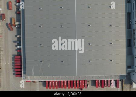 KUNSHAN, CHINA - JUNE 16, 2022 - A JD Express cargo vehicle is parked ...