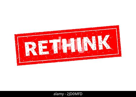 rethink icon on white background. Simple element illustration from ...