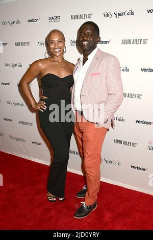 Eboni Freeman and Andy Siwo attend The Ailey Spirit Gala on June 16 ...