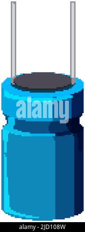 capacitor isolated cartoon vector illustration in flat style Stock ...