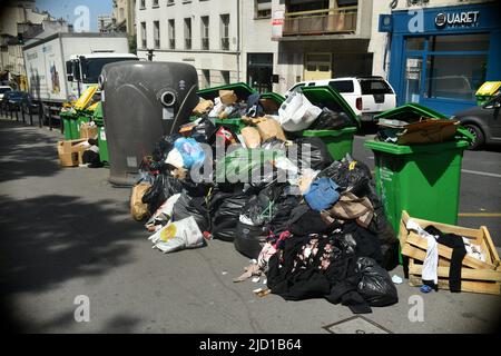The streets of Paris have been littered with rubbish bins since the ...