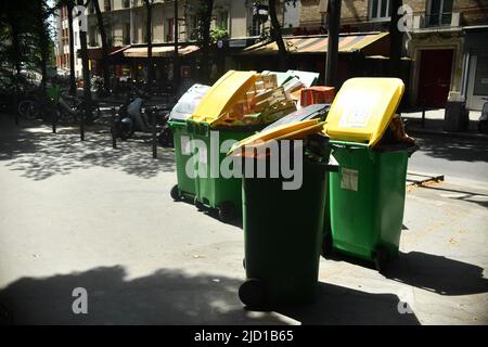 The streets of Paris have been littered with rubbish bins since the ...