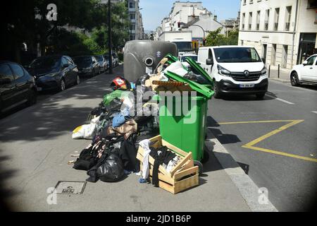 The streets of Paris have been littered with rubbish bins since the ...