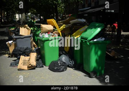 The streets of Paris have been littered with rubbish bins since the ...