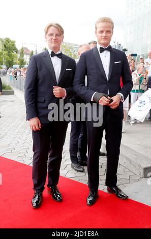 Prince Sverre Magnus attending the Princess Ingrid Alexandra’s 18th ...
