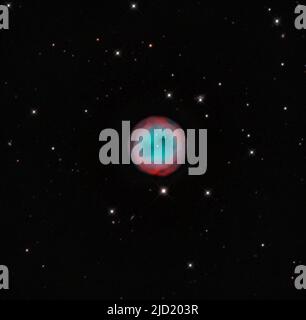 The Owl Nebula, Messier 97 or M97, captured from my balcony in ...