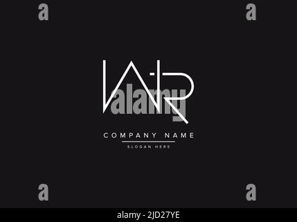 Alphabet letter icon logo WR Stock Vector Image & Art - Alamy