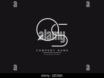 Alphabet letter icon logo QS or SQ Stock Vector Image & Art - Alamy